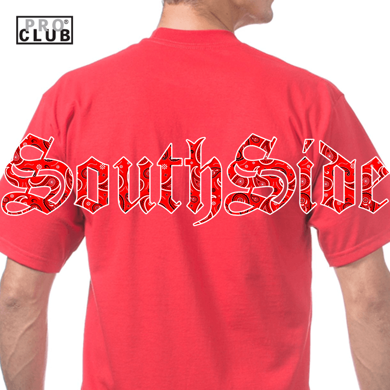 Pro Club - Bandana Southside Tee - Red