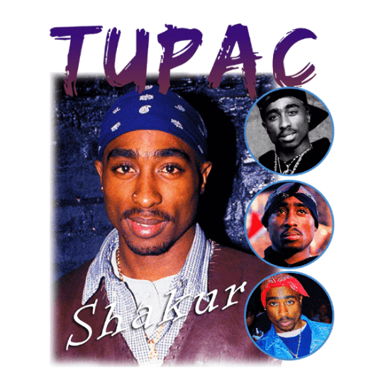 Pro Club - 2Pac Shakur Digital Printed Tee - Rewahard Apparel