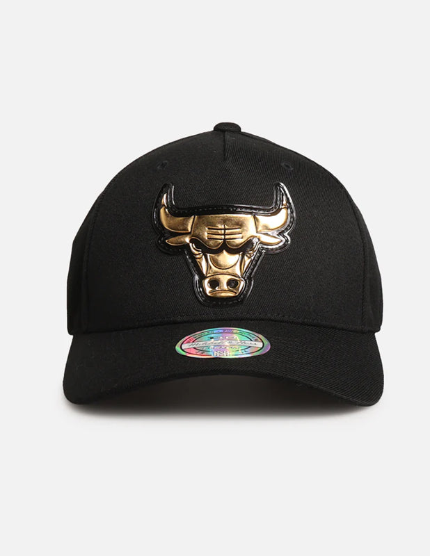MITCHELL & NESS 110 Flexfit Snapback Weald 5Panel Bulls - Black ...