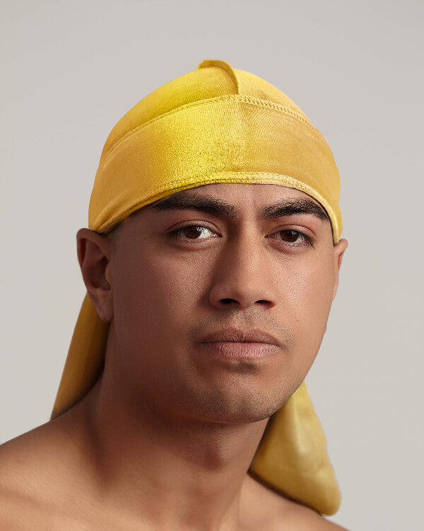 Rewahard - Velvet Durag - Gold - Rewahard Apparel
