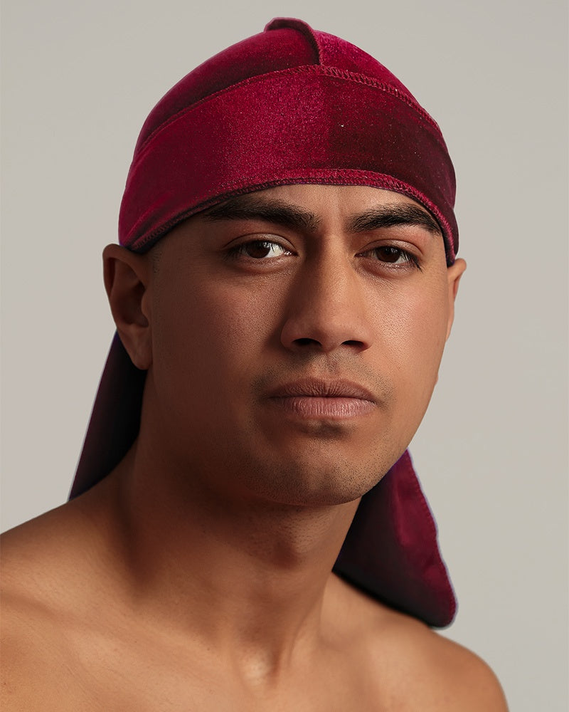 Rewahard Velvet Durag - Maroon